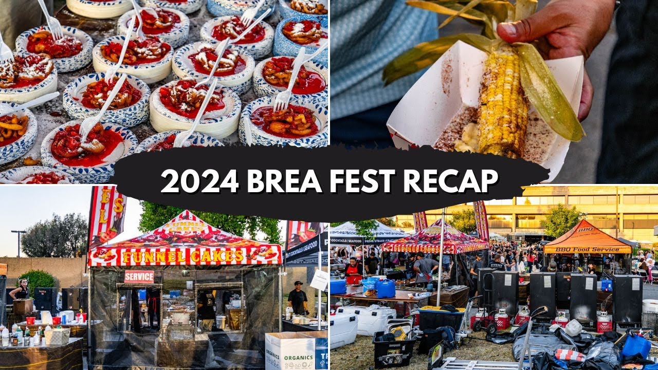 2024 BreaFest: Carnival Funnel Cakes 🍓🍰 Fresh Fire-Roasted Corn 🌽 ...