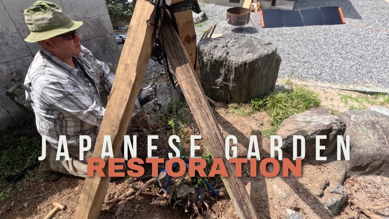 We are restoring the Japanese Zen Garden - YouTube