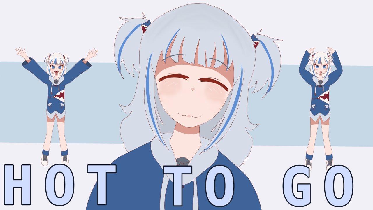 HOT TO GO // Hololive ( Gwar gura) // animatic meme - YouTube