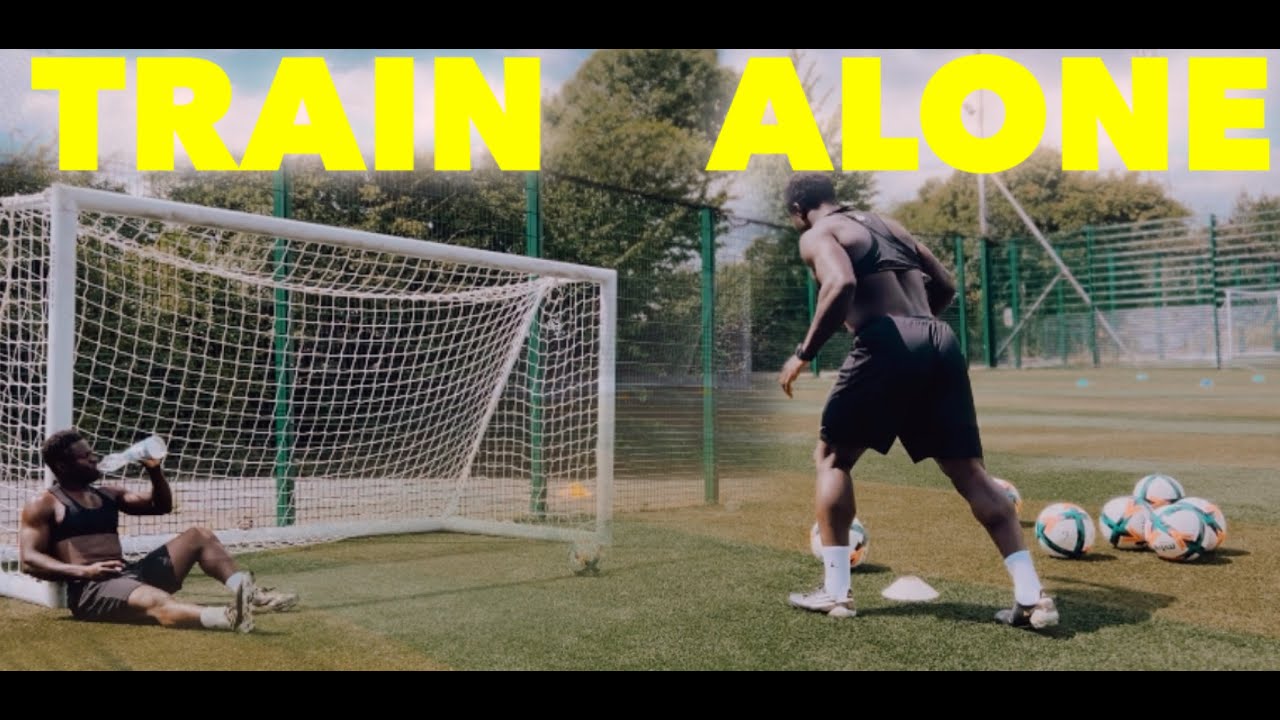 How To Train Alone In Football - YouTube