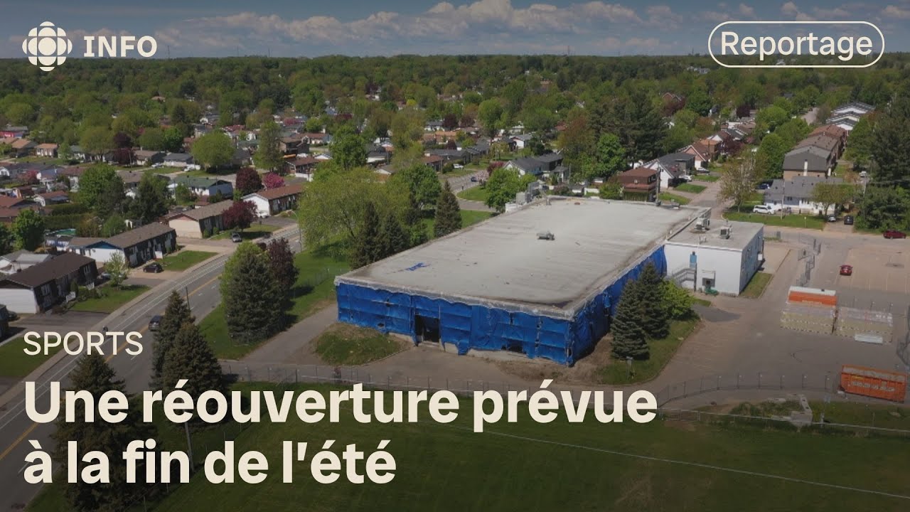 Visite du chantier de l’aréna Jérôme-Cotnoir à Trois-Rivières - YouTube