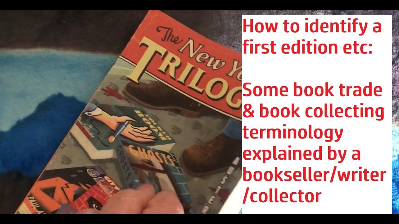 How To Identify A First Edition Etc: Book trade and book collecting ...