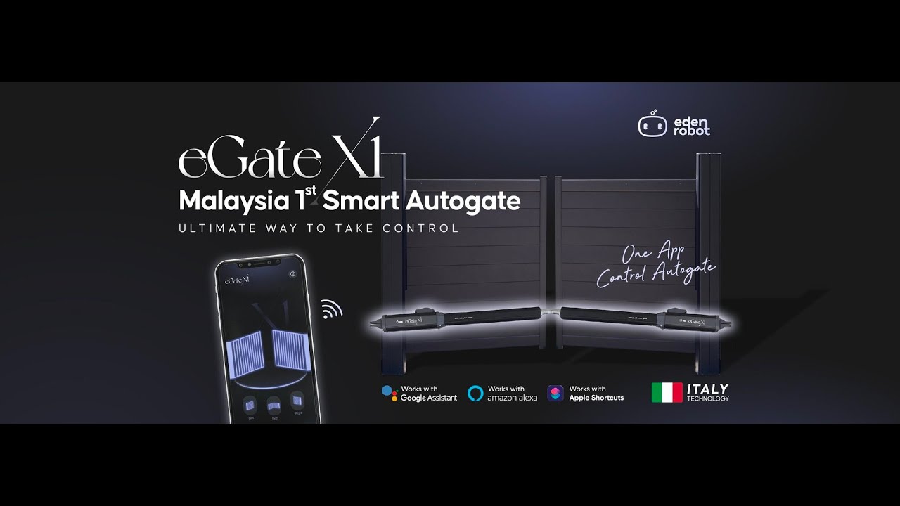 Eden Robot eGate X1 - Fully Smart Autogate - YouTube