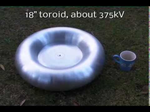 Toroid Toploads for Tesla Coil or Tesla Magnifier - YouTube
