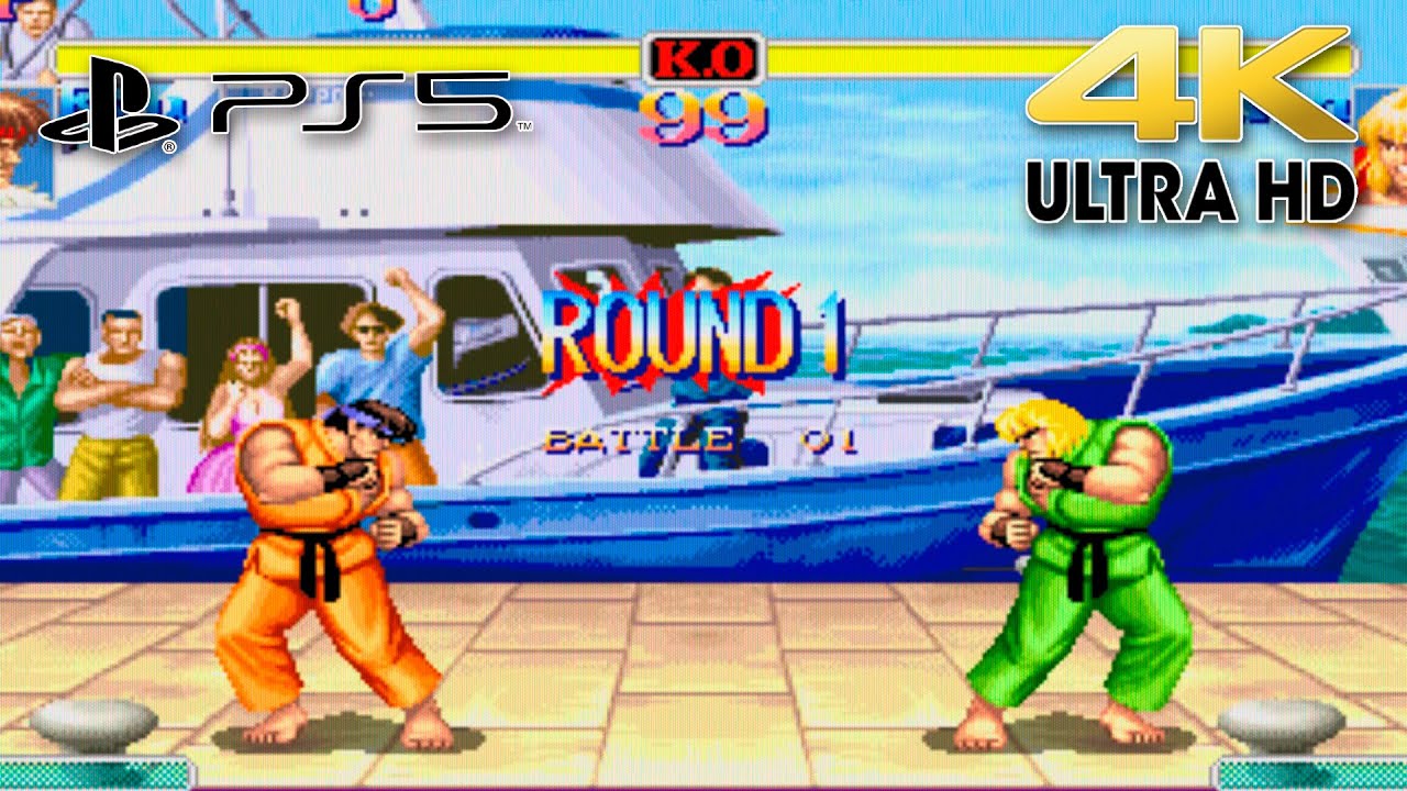(PS5) RYU vs KEN - Street Fighter 2 - 4K SF 2 - YouTube