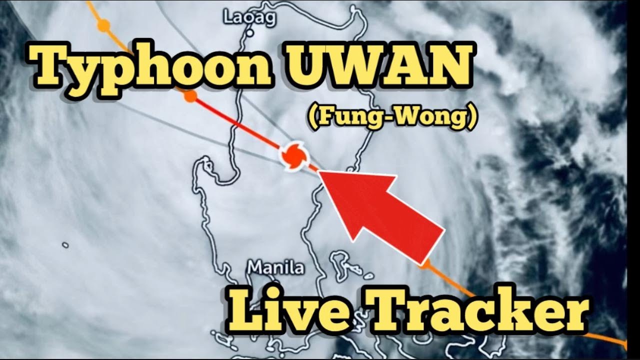 Super Typhoon UWAN (Fung-Wong) Live Satellite Tracker - YouTube