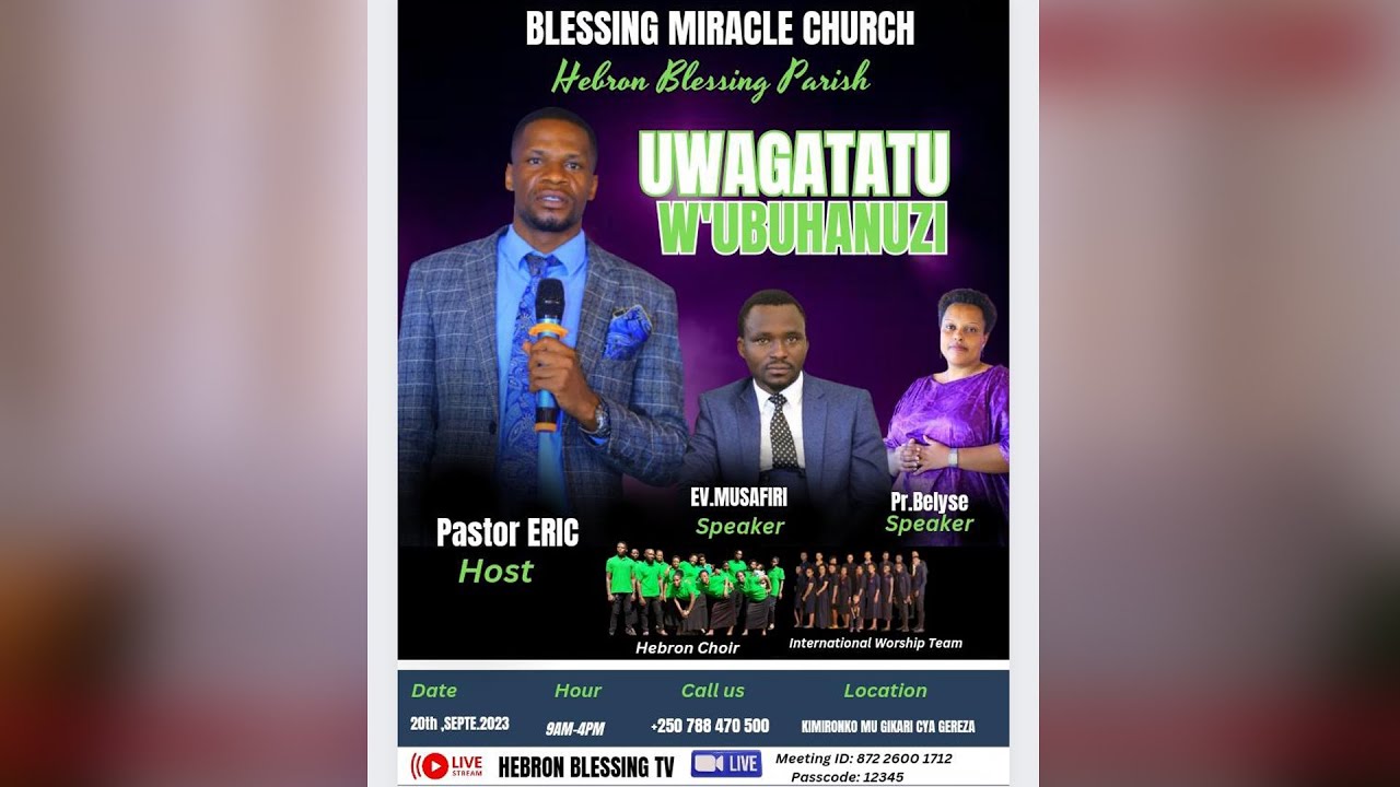 IYARURE VUBA/UMVA UBUTUMWA BWIHUTIRWA~ HAMWE NA PROPHET ERIC &PST ...