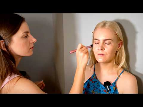 ASMR Soft Glam Makeup with Glossy Lips