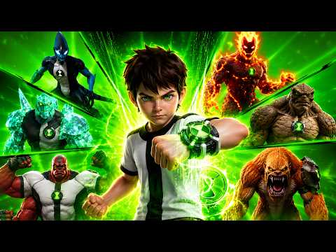 All Ben 10 Transformation 4k Green Screen | Epic 10+ Animation | ( Non Copyright )