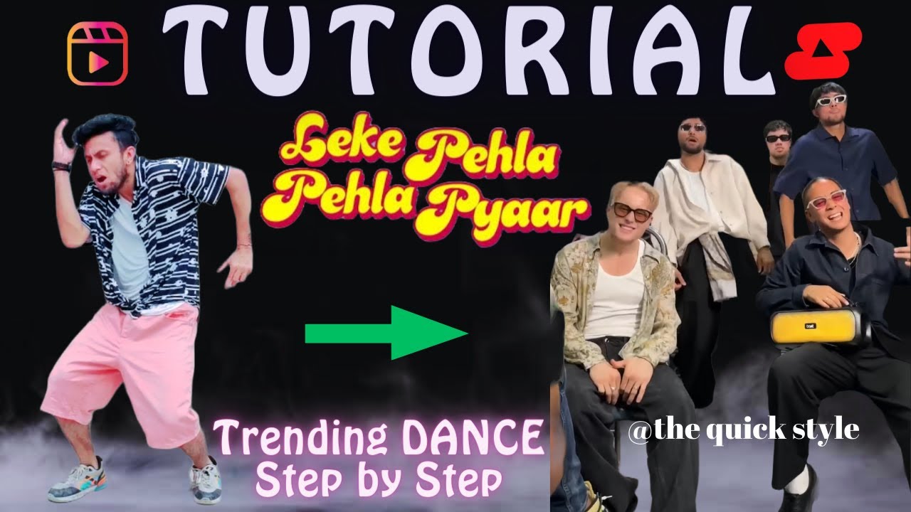 O leke pehla pehla pyar song trending Dance steps TUTORIAL | pehla ...