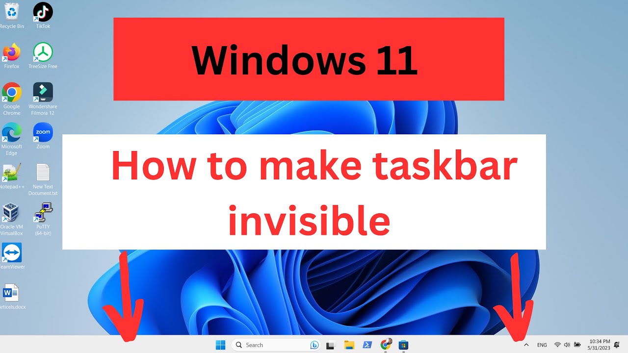 How To Make Taskbar Invisible YouTube How To Make Taskbar Invisible YouTube