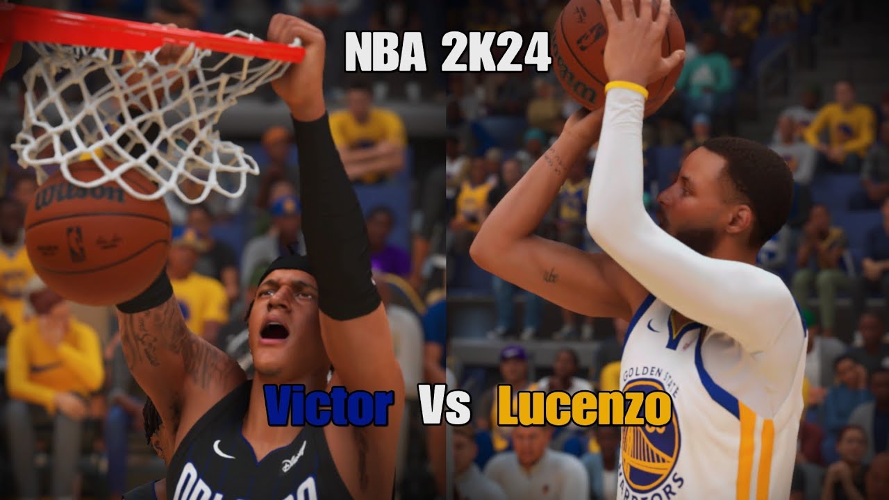 Magic vs Warriors (Victor vs Lucenzo) NBA 2K24 - YouTube