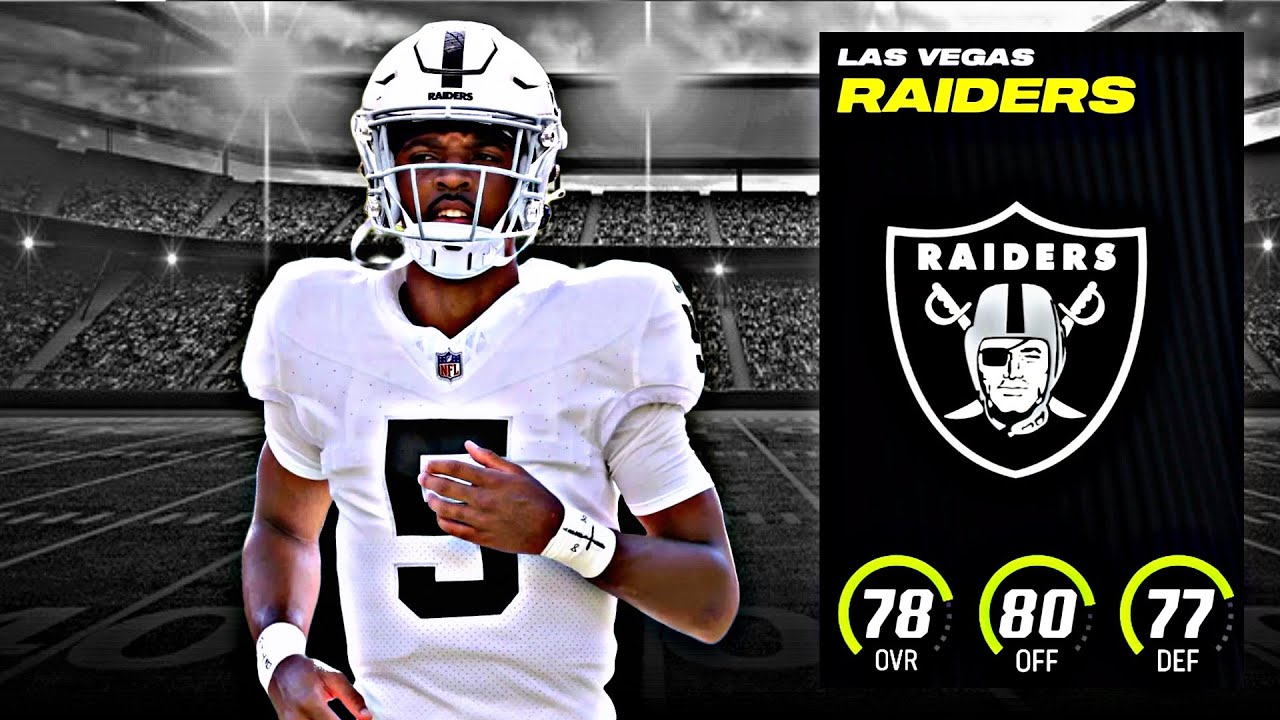Las Vegas Raiders Offseason Rebuild In Madden 24 | I Drafted Jayden ...
