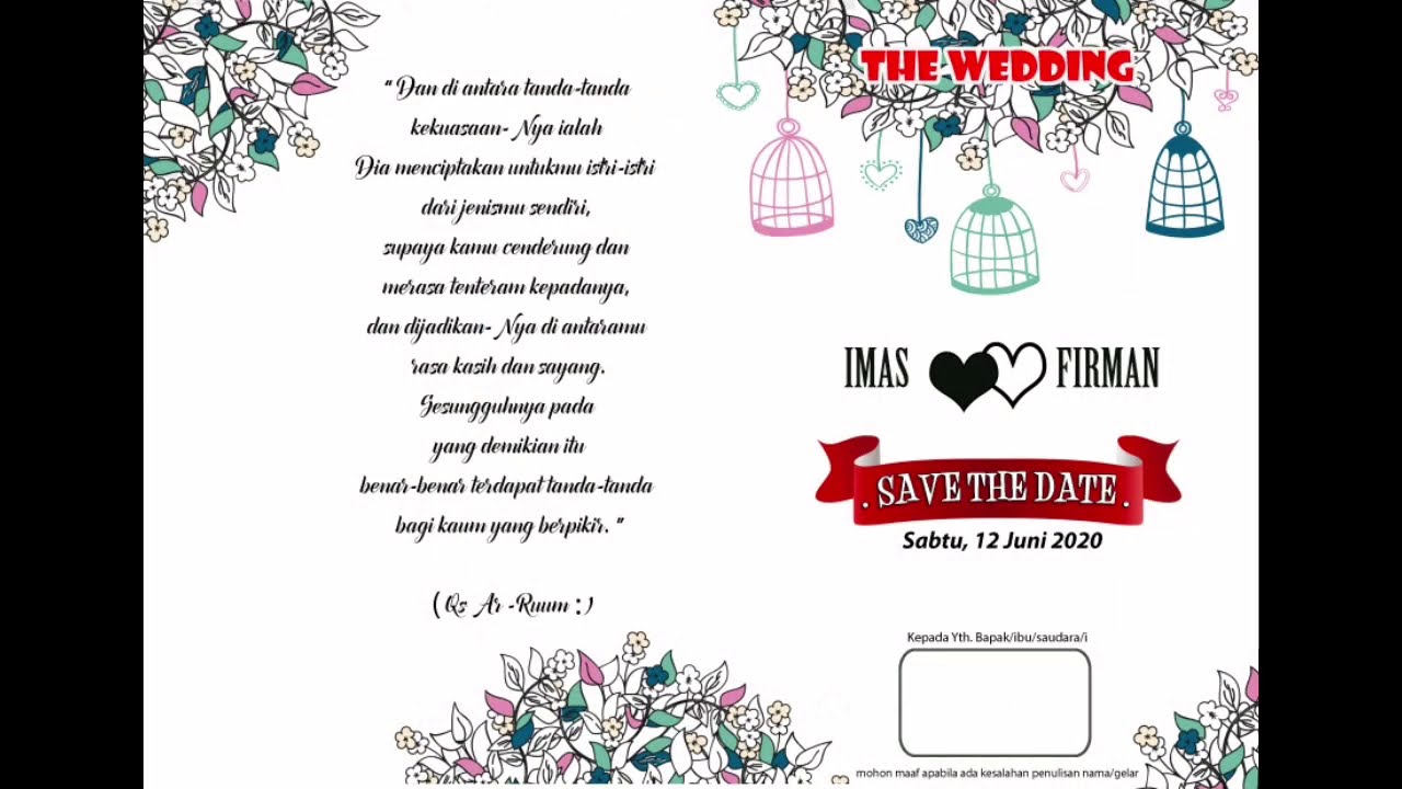 Download File Undangan Psd Gratis No Password #2 - YouTube