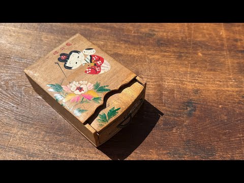 🎎 Japanese Toy Jewelry Box with Mirror – Mid-Showa Era – Japan Antique Roadshow