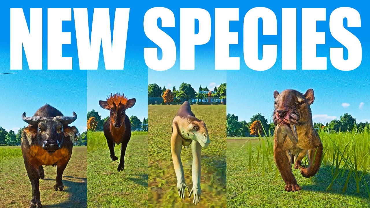 New Species Animals Speed Race in Planet Zoo included Thylacosmilus ...