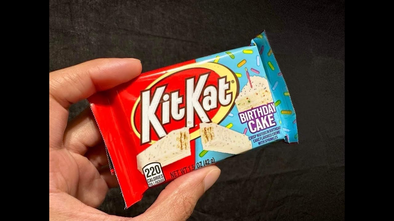 🤔🎂 Birthday Cake Kit Kat 🍫 Hershey's Hit/Miss First Time Trying Try ...