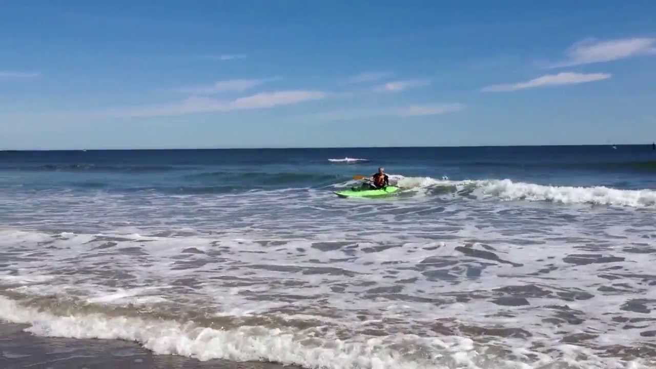 Dagger Kaos Surf Kayaking Rye NH - YouTube