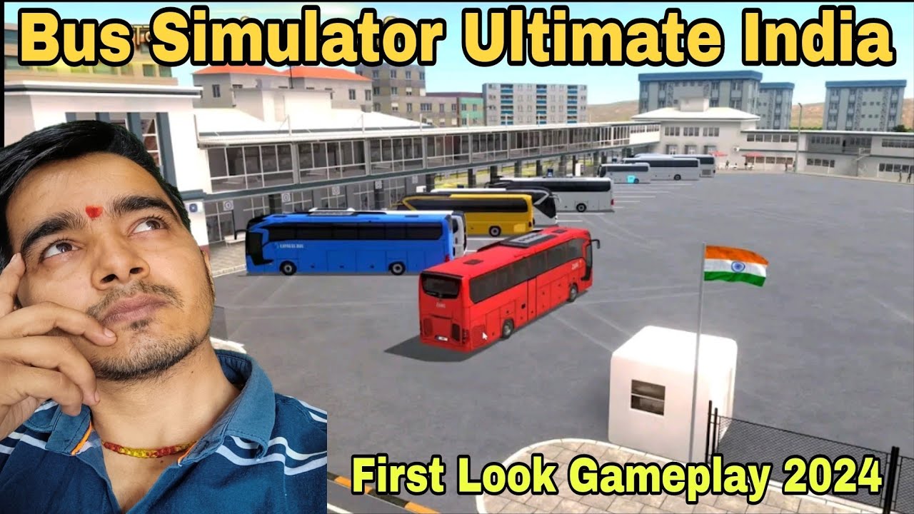 Bus Simulator Ultimate India First Look Gameplay 2024 | New Indian Bus ...