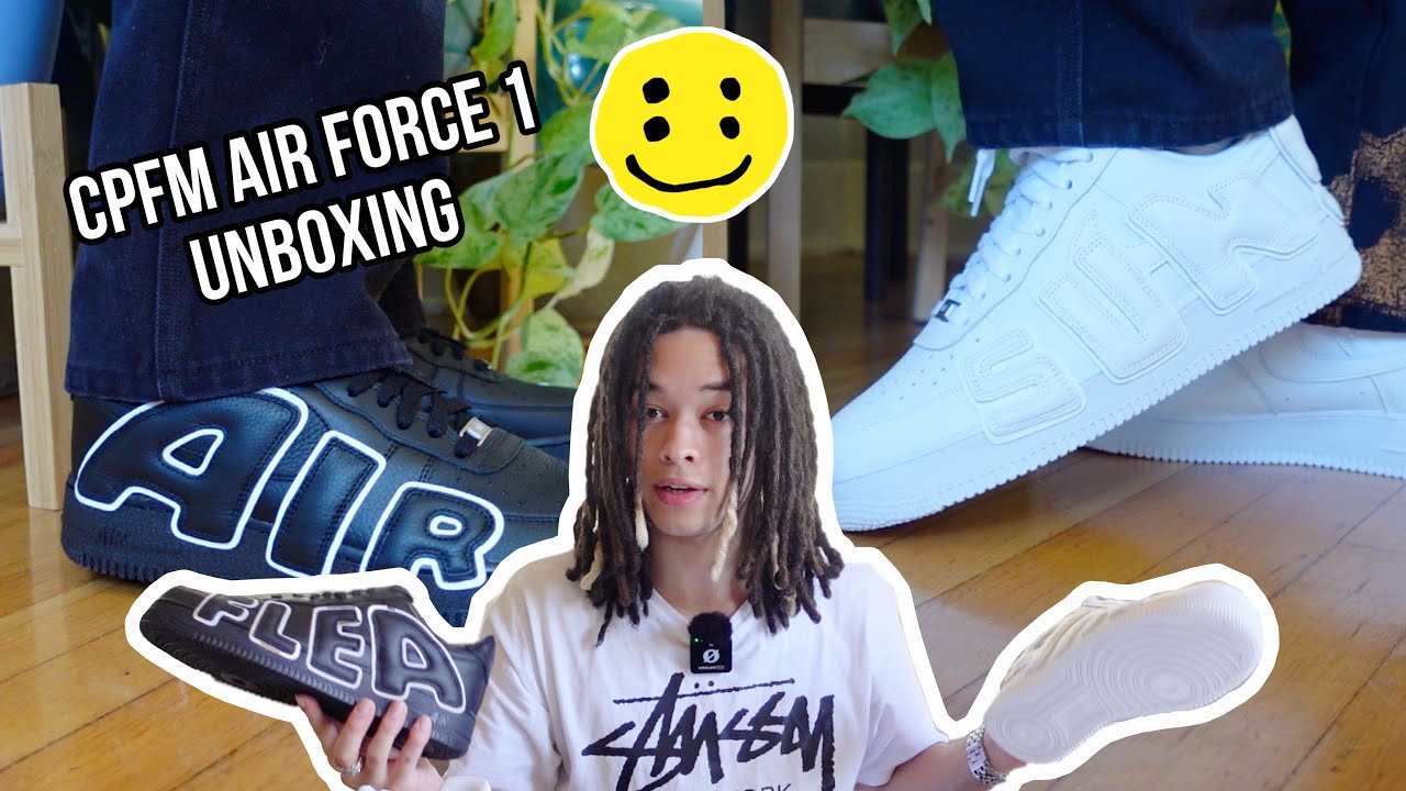 Must Haves! CPFM x Nike Air Force 1 Unboxing - YouTube