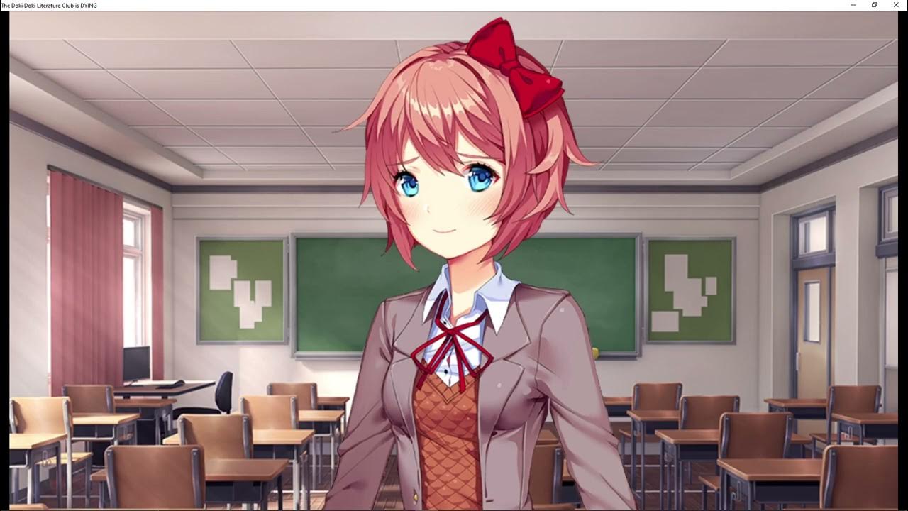 The Doki Doki Literature Club Is Dying!! (DDLC MOD) - YouTube