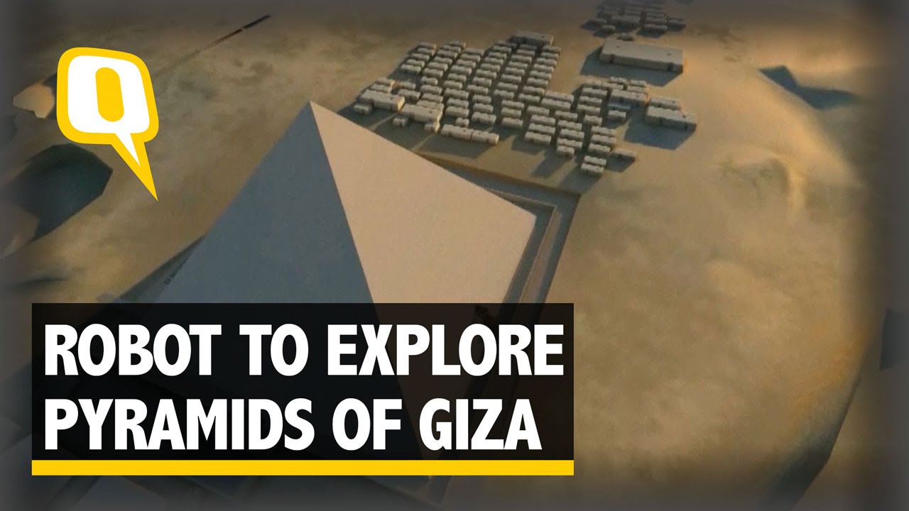 Robot to Explore the Pyramids of Giza - YouTube