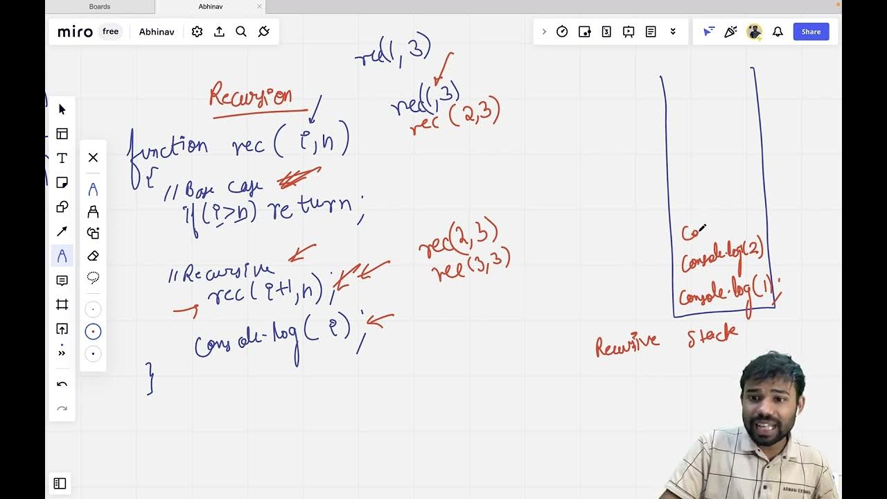 Recursion Part 1 NewAbhinav Sir - YouTube