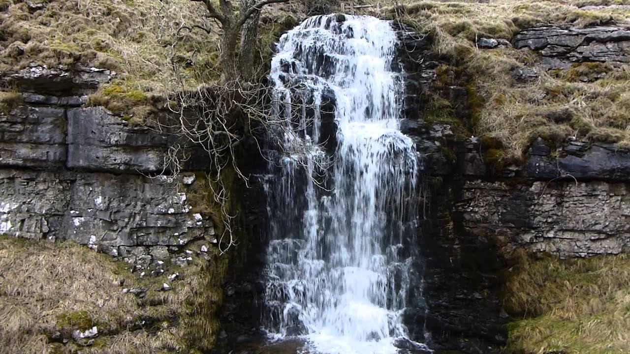Waterfall in Buckden Beck - YouTube