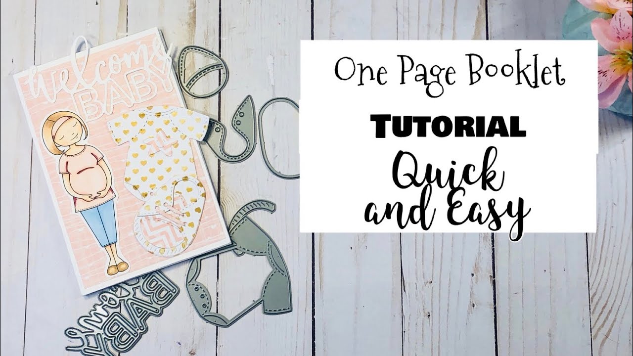 Quick and Easy One Page Booklet - YouTube