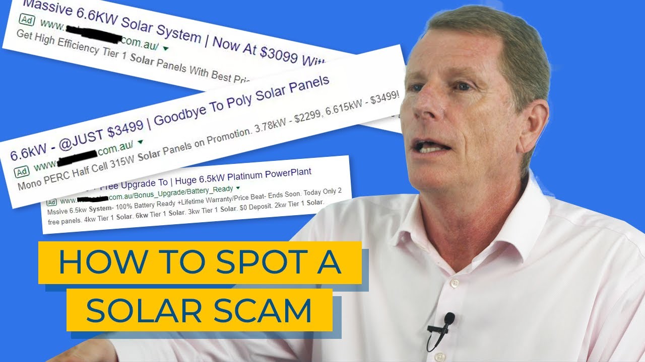 How to Spot Solar Scams - YouTube