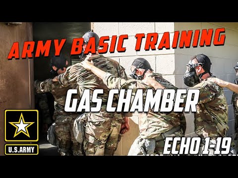 US Army Basic Training Echo 1-19 Gas Chamber #AUG122022E119 # ...