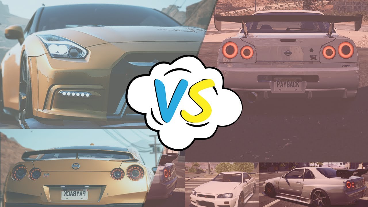 Nissan GTR R34 - VS- Nissan GTR R35 Acceleration (0-100 km/h) - Need ...