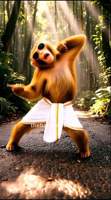dancing bandar...!#ai #aishorts #viral - YouTube