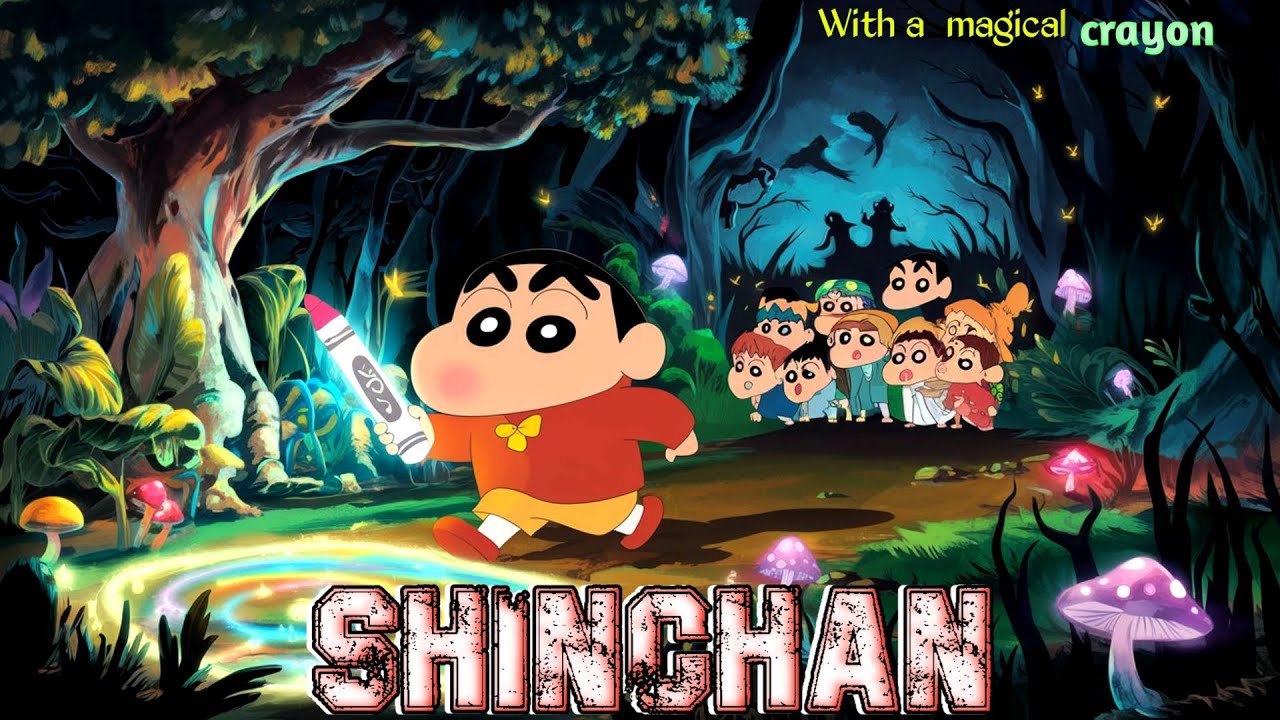 Shinchan save the Rakuga kingdom with a magical crayon and some brave ...