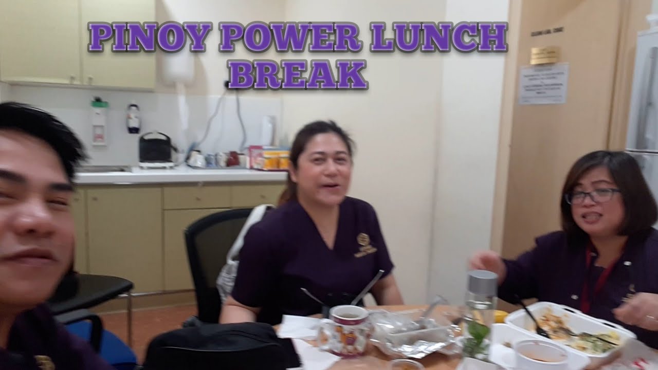 vlog # 12 break time pinoy power - YouTube