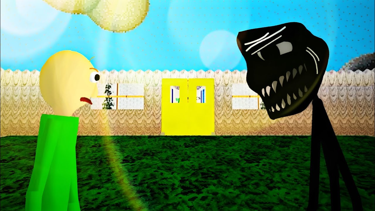 Baldi VS Trollge [FIRST MEET] (0.5/3) (TROLLGE DC2 BALDI BASICS) - YouTube