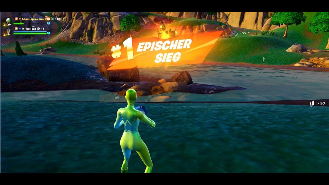 FORTNITE Epischer Kronen Sieg - YouTube