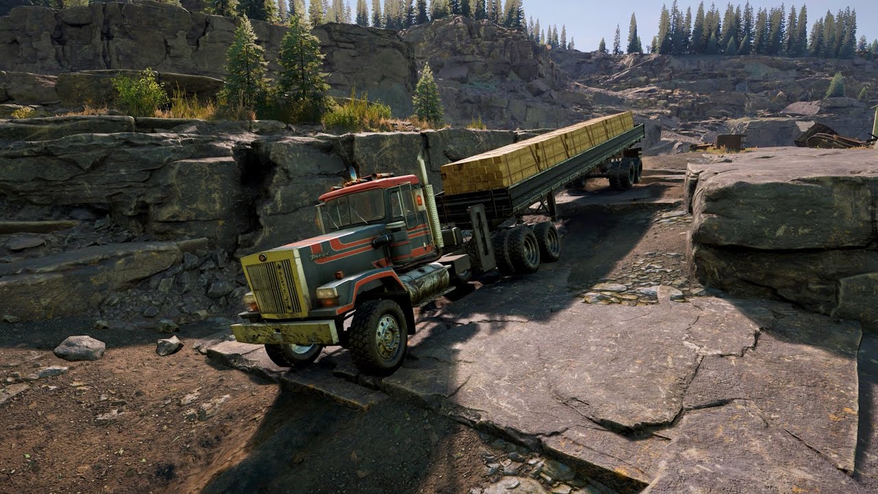 Pacific P512 | Transport the Wooden | SnowRunner season 13 - YouTube