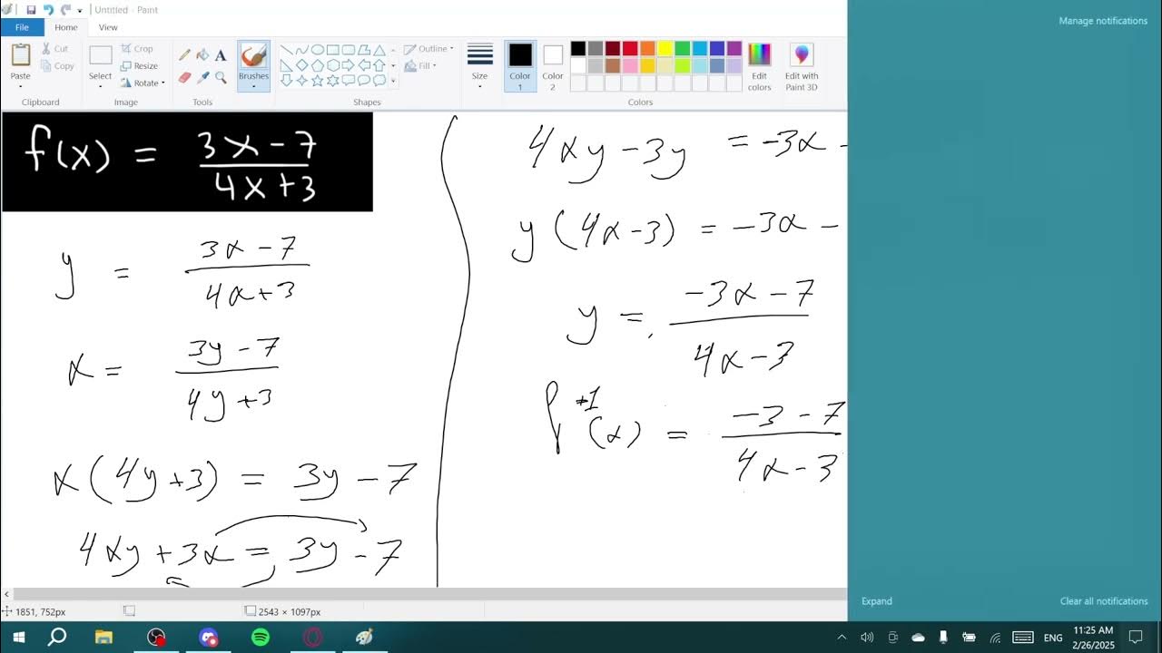 math | inverse and composite functions - YouTube