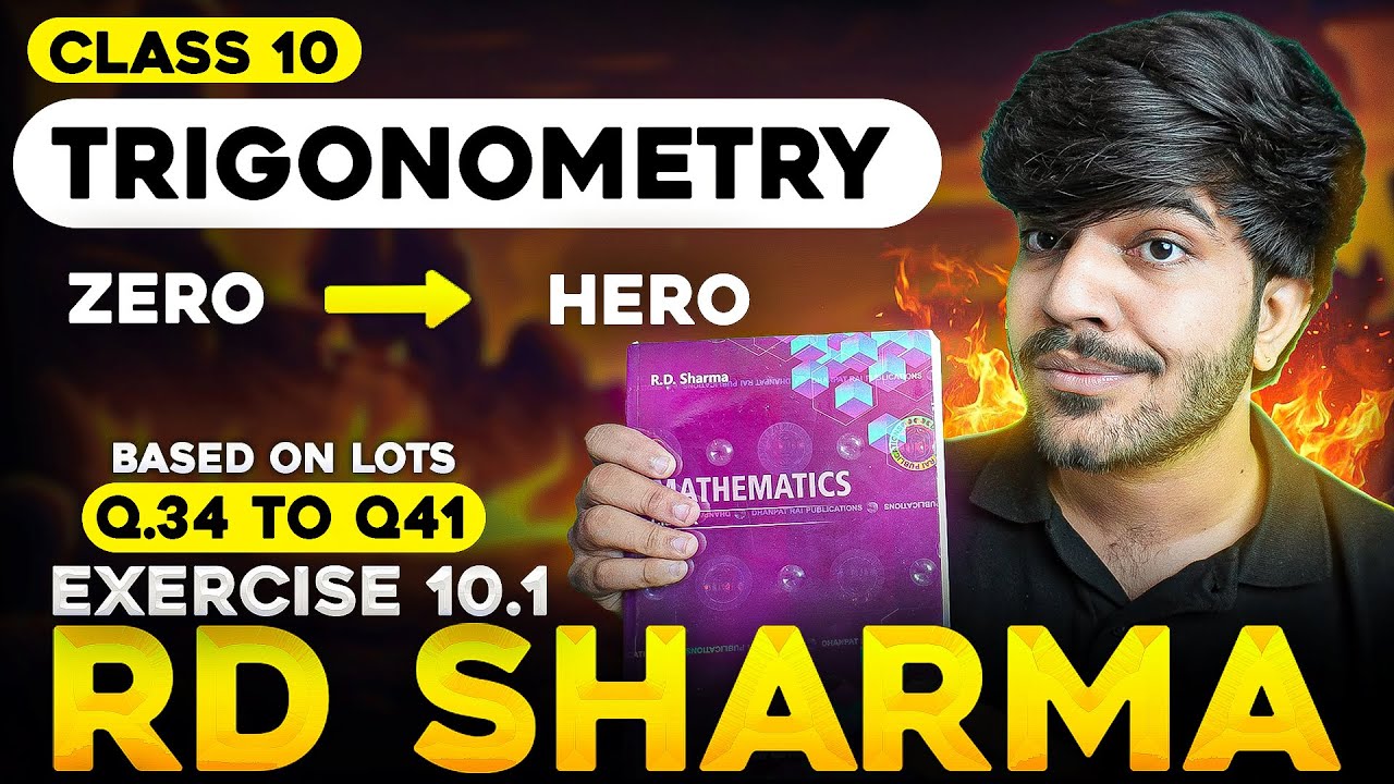 RD SHARMA Trigonometric Solutions | Exercise 10.1 LOTS Rd Sharma Class ...