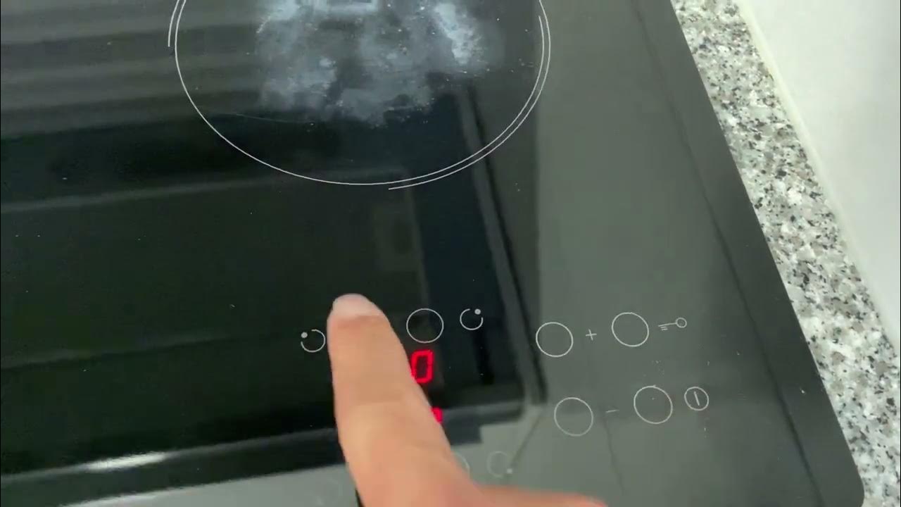 How to operate a INDESIT SCHOTT lCERAN® induction stove porcelain top ...