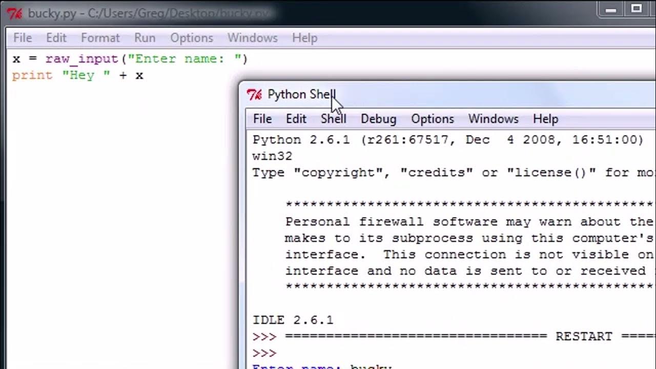 Python Programming Tutorial 5 How to Save Your project - YouTube