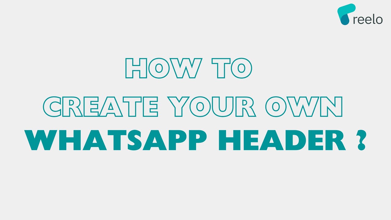 Create Your Custom WhatsApp Header Now! - YouTube