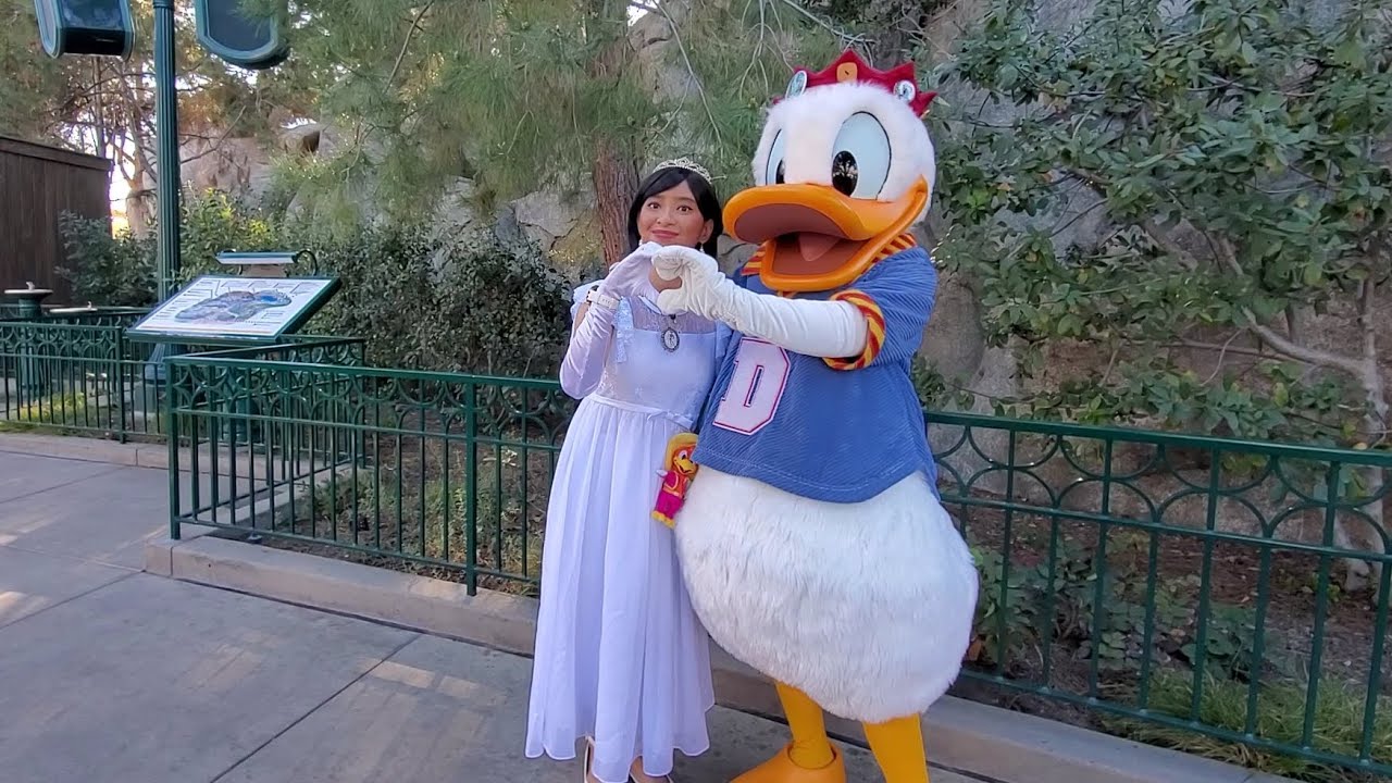 Princess Berry Violet meets Donald Duck at Disney California Adventure ...