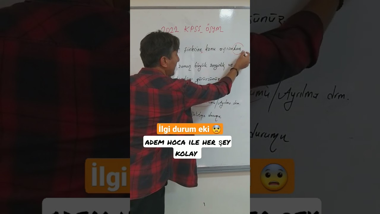 ilgi durum eki ne ki 😀2022 KPSS sorusu kısa notlar ve püf noktalar👍 # ...