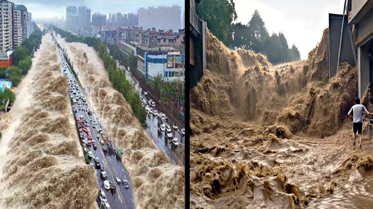 10 Terrifying Natural Disasters Caught on Camera - YouTube