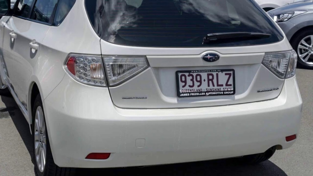 2011 Subaru Impreza G3 MY11 RS AWD White 4 Speed Sports Automatic ...