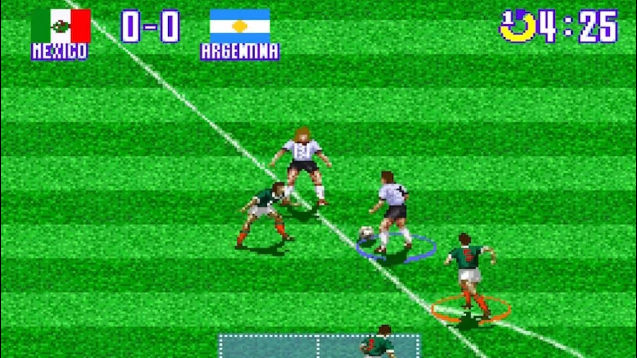 CPU Game: Mexico vs. Argentina | International Superstar Soccer Deluxe ...