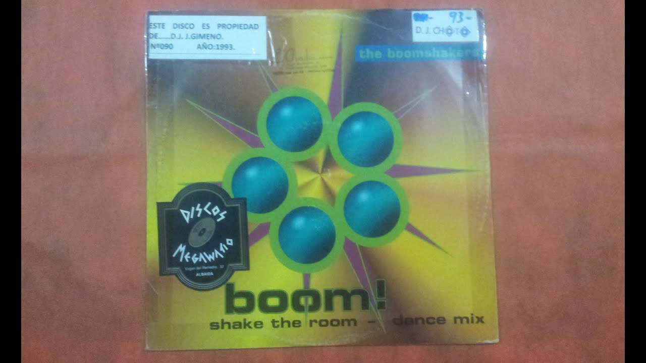 THE BOMSHAKERS.(BOOM! SHAKE THE ROOM.(EXTENDED BOOM MIX.)(12''.)(1993 ...