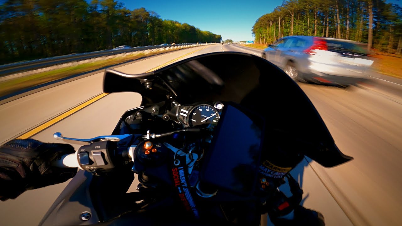 FULL POWER YAMAHA R6 STREET RIDE! - YouTube